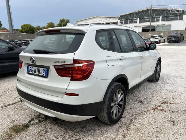 White BMW X3 2013 in Utena, with an engine capacity of 2.00 L and mileage of 395 thousand km for 6350 €, photo 5 on AUTOMOTO.COM.LV
