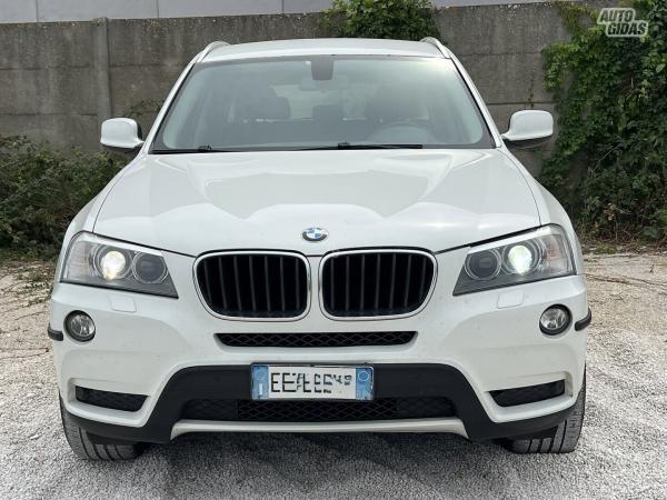 White BMW X3 2013 in Utena, with an engine capacity of 2.00 L and mileage of 395 thousand km for 6350 €, photo 6 on AUTOMOTO.COM.LV