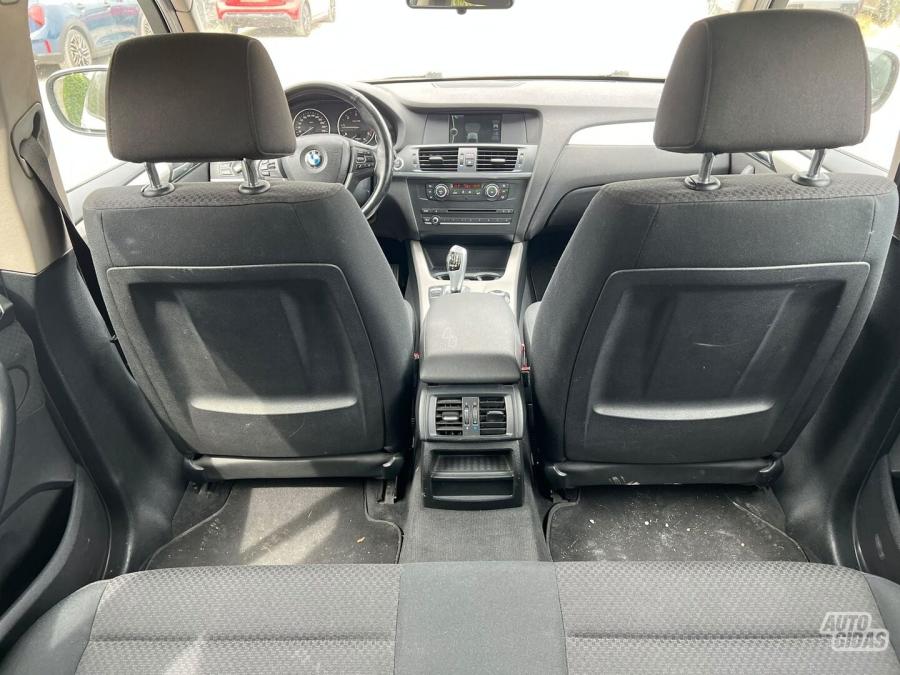 Balts BMW X3 2013 Utena, ar dzinēja tilpumu 2.00 L un nobraukumu 395 tūkst. km par 6350 €, foto 9 vietnē AUTOMOTO.COM.LV