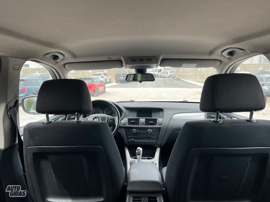 Balts BMW X3 2013 Utena, ar dzinēja tilpumu 2.00 L un nobraukumu 395 tūkst. km par 6350 €, foto 12 vietnē AUTOMOTO.COM.LV