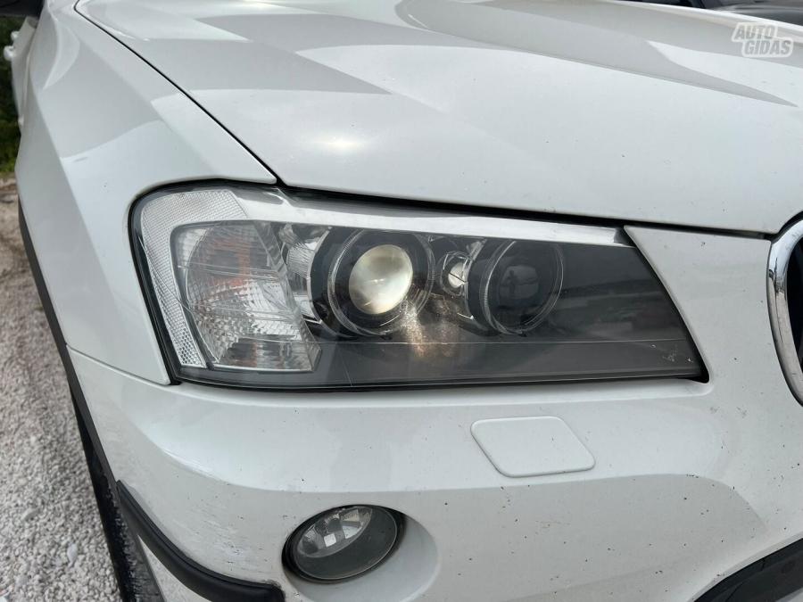 Balts BMW X3 2013 Utena, ar dzinēja tilpumu 2.00 L un nobraukumu 395 tūkst. km par 6350 €, foto 13 vietnē AUTOMOTO.COM.LV