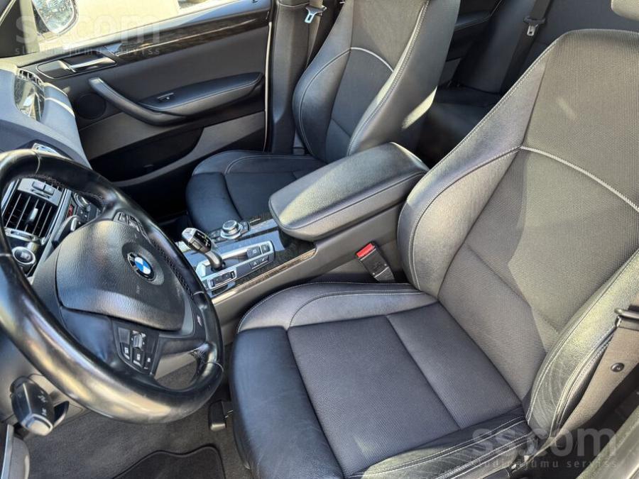 White BMW X3 2013 in Riga, with an engine capacity of 2.00 L and mileage of 230 thousand km for 11450 €, photo 20 on AUTOMOTO.COM.LV