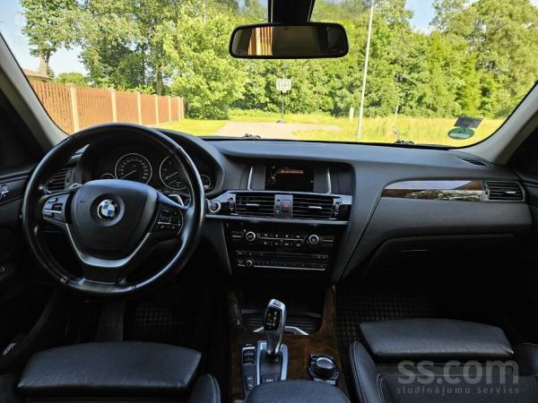 White BMW X3 2014 in Riga, with an engine capacity of 2.00 L and mileage of 248 thousand km for 12800 €, photo 5 on AUTOMOTO.COM.LV