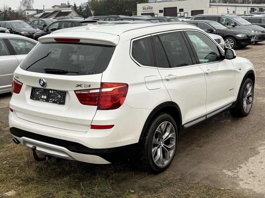 Balts BMW X3 2014 Utena, ar dzinēja tilpumu 2.00 L un nobraukumu 277 tūkst. km par 10350 €, foto 3 vietnē AUTOMOTO.COM.LV
