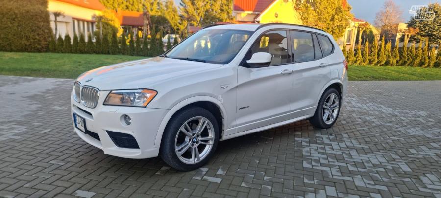 White BMW X3 2014 in Klaipeda, with an engine capacity of 2.00 L and mileage of 176 thousand km for 11000 €, photo 1 on AUTOMOTO.COM.LV