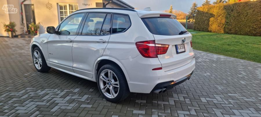 White BMW X3 2014 in Klaipeda, with an engine capacity of 2.00 L and mileage of 176 thousand km for 11000 €, photo 5 on AUTOMOTO.COM.LV