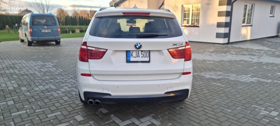 White BMW X3 2014 in Klaipeda, with an engine capacity of 2.00 L and mileage of 176 thousand km for 11000 €, photo 6 on AUTOMOTO.COM.LV