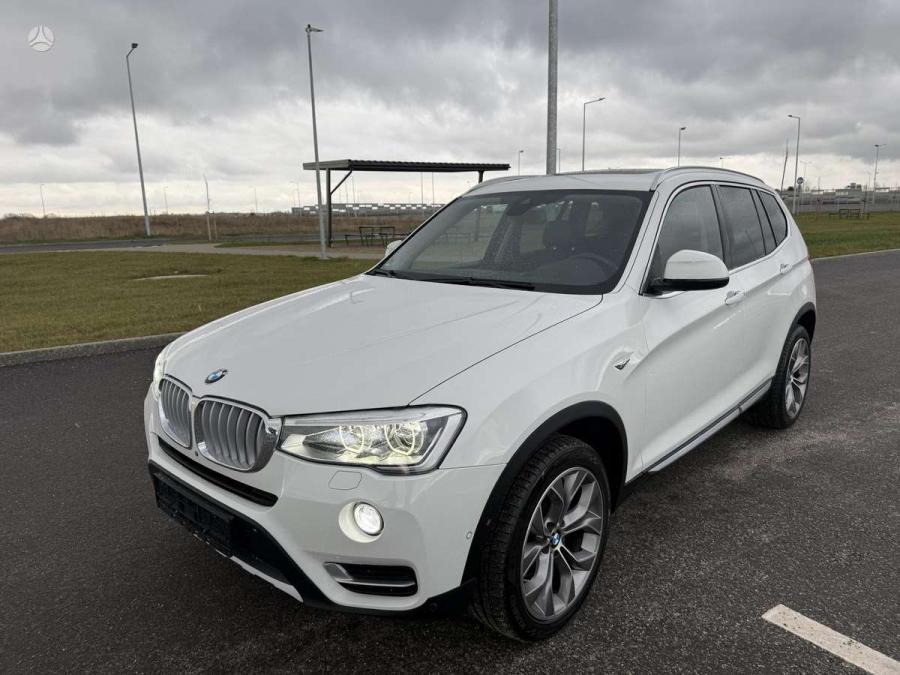 White BMW X3 2014 in Marijampole, with an engine capacity of 2.99 L and mileage of 240 thousand km for 14200 €, photo 1 on AUTOMOTO.COM.LV
