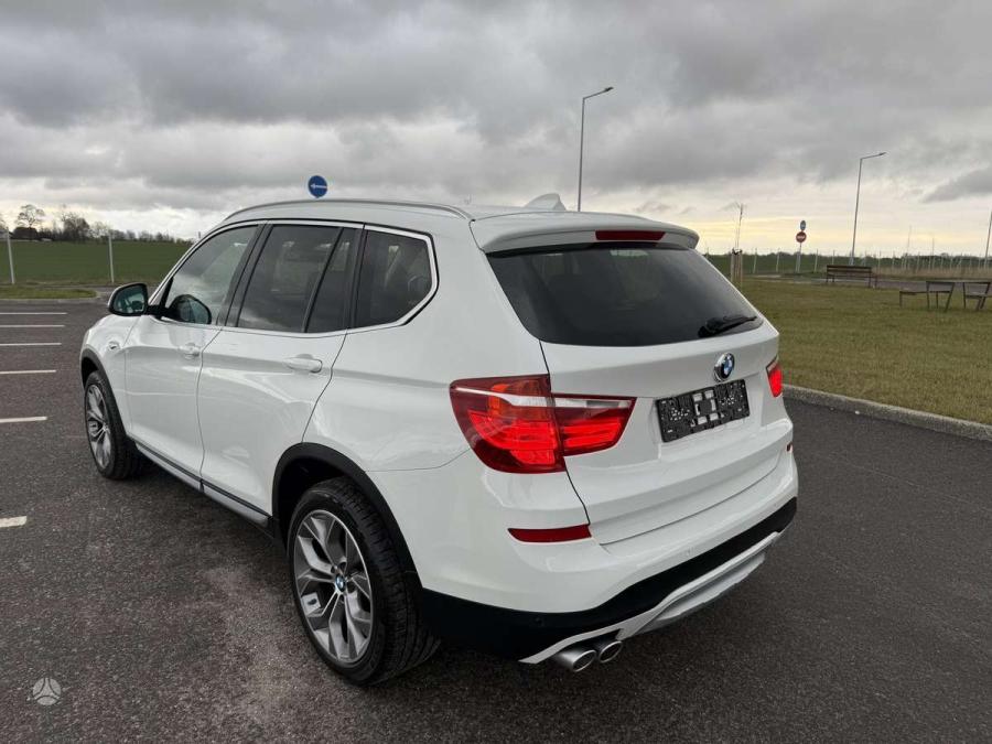White BMW X3 2014 in Marijampole, with an engine capacity of 2.99 L and mileage of 240 thousand km for 14200 €, photo 3 on AUTOMOTO.COM.LV