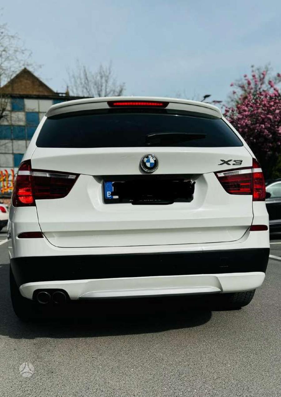 White BMW X3 2014 in Vilnius, with an engine capacity of 2.00 L and mileage of 170 thousand km for 10500 €, photo 2 on AUTOMOTO.COM.LV