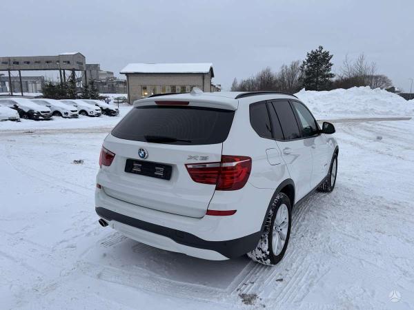 White BMW X3 2014 in Telschi, with an engine capacity of 2.00 L and mileage of 261 thousand km for 11300 €, photo 6 on AUTOMOTO.COM.LV
