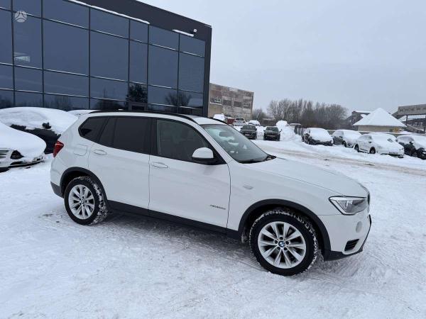 White BMW X3 2014 in Telschi, with an engine capacity of 2.00 L and mileage of 261 thousand km for 11300 €, photo 8 on AUTOMOTO.COM.LV