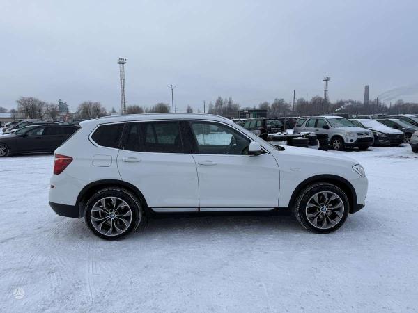 White BMW X3 2014 in Marijampole, with an engine capacity of 2.99 L and mileage of 240 thousand km for 13500 €, photo 5 on AUTOMOTO.COM.LV