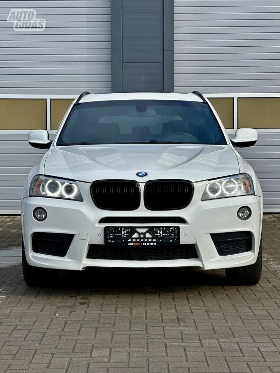 White BMW X3 2014 in Kretinga, with an engine capacity of 3.00 L and mileage of 205 thousand km for 9999 €, photo 3 on AUTOMOTO.COM.LV