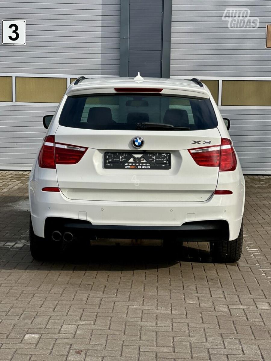 White BMW X3 2014 in Kretinga, with an engine capacity of 3.00 L and mileage of 205 thousand km for 9999 €, photo 9 on AUTOMOTO.COM.LV