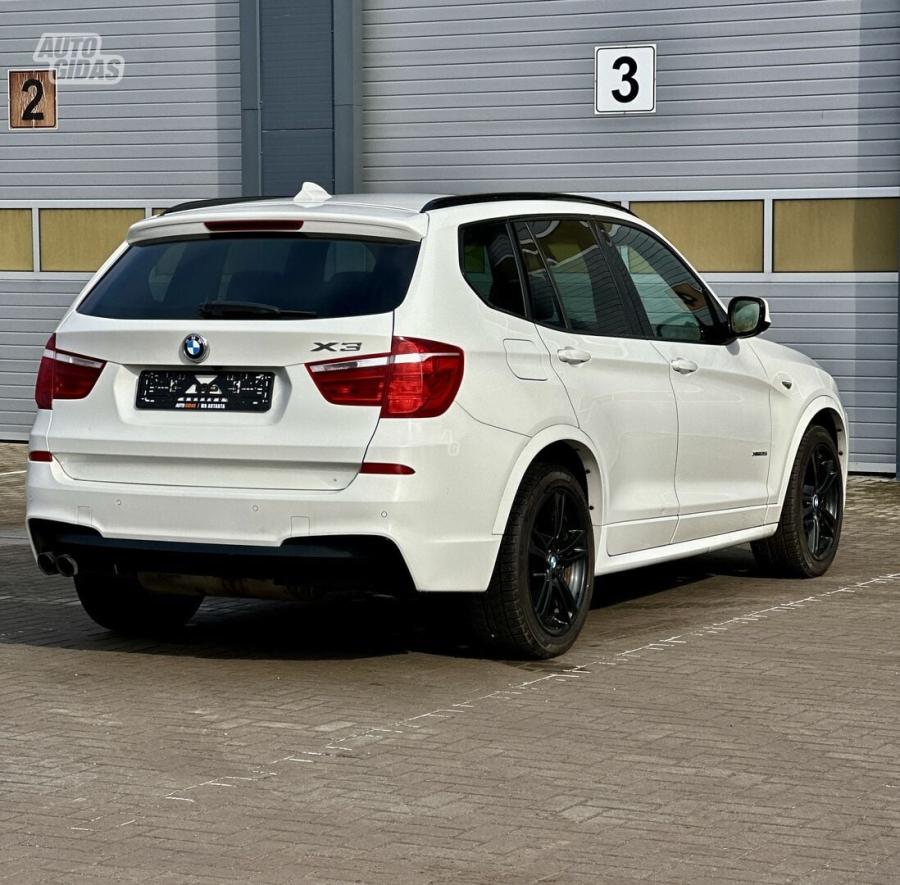 White BMW X3 2014 in Kretinga, with an engine capacity of 3.00 L and mileage of 205 thousand km for 9999 €, photo 10 on AUTOMOTO.COM.LV