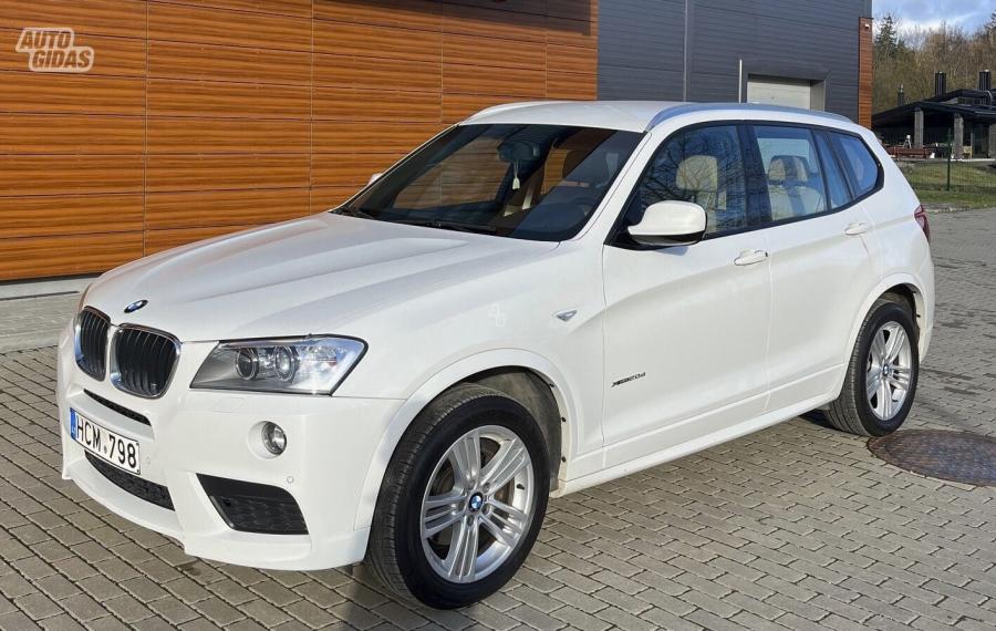 White BMW X3 2014 in Kaunas, with an engine capacity of 2.00 L and mileage of 176 thousand km for 9800 €, photo 3 on AUTOMOTO.COM.LV