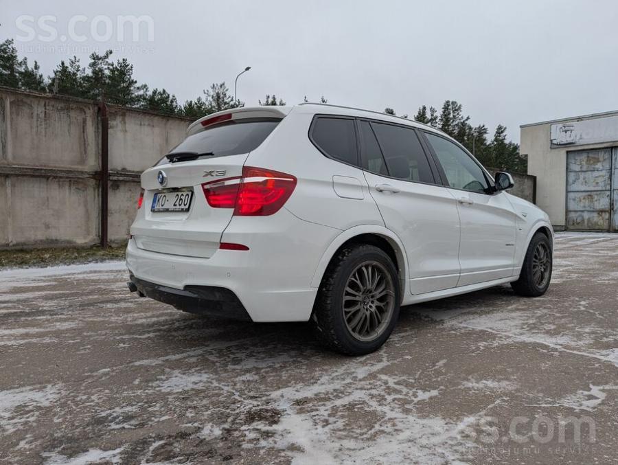 Balts BMW X3 2014 Daugavpils, ar dzinēja tilpumu 2.00 L un nobraukumu 250 tūkst. km par 15555 €, foto 21 vietnē AUTOMOTO.COM.LV
