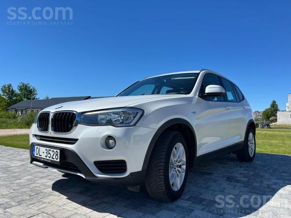 White BMW X3 2014 in Riga, with an engine capacity of 2.00 L and mileage of 302 thousand km for 12800 €, photo 6 on AUTOMOTO.COM.LV