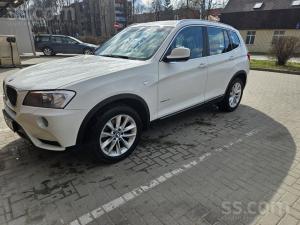 Balts BMW X3 2014 Jelgava, ar dzinēja tilpumu 2.00 L un nobraukumu 201 tūkst. km par 11000 €, foto  vietnē AUTOMOTO.COM.LV