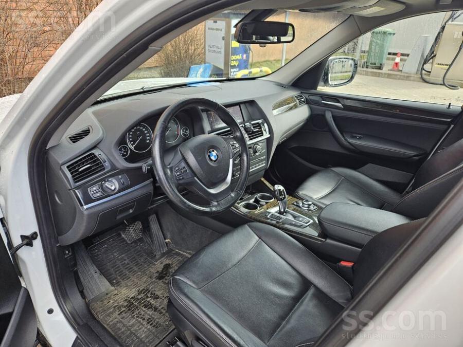 Balts BMW X3 2014 Jelgava, ar dzinēja tilpumu 2.00 L un nobraukumu 201 tūkst. km par 11000 €, foto 6 vietnē AUTOMOTO.COM.LV