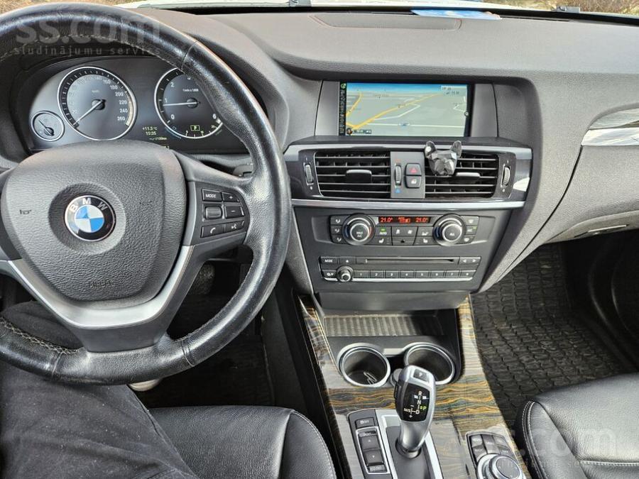 Balts BMW X3 2014 Jelgava, ar dzinēja tilpumu 2.00 L un nobraukumu 201 tūkst. km par 11000 €, foto 8 vietnē AUTOMOTO.COM.LV