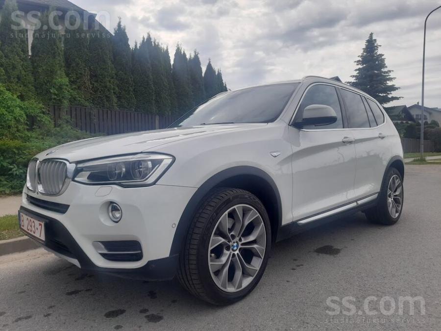 White BMW X3 2014 in Riga, with an engine capacity of 3.00 L and mileage of 240 thousand km for 14990 €, photo 3 on AUTOMOTO.COM.LV
