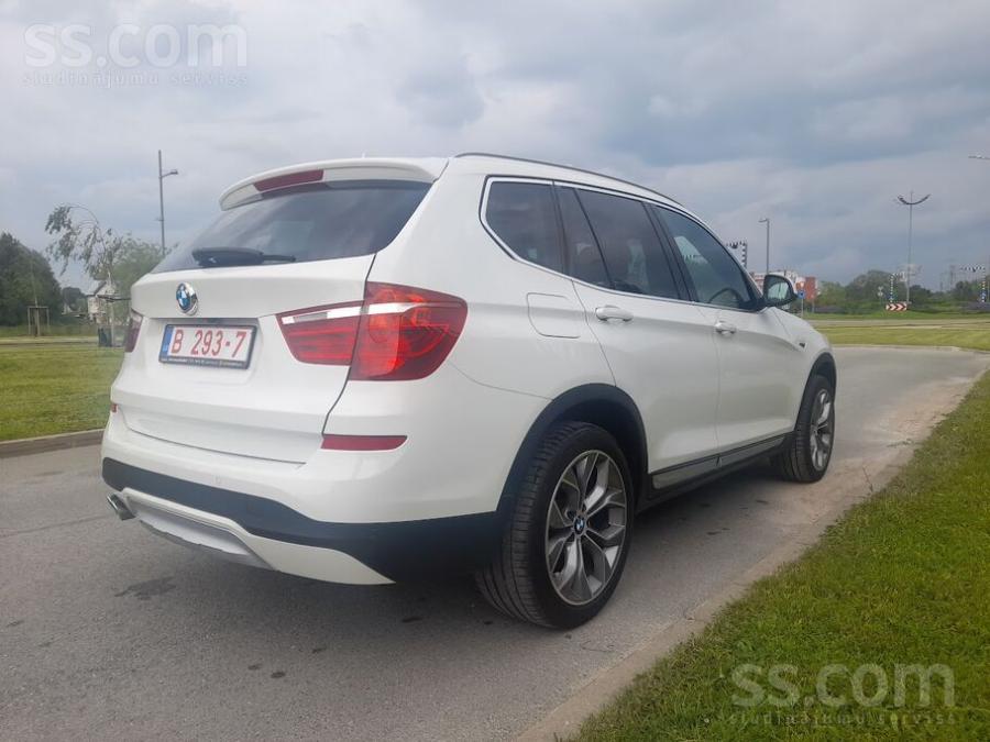 White BMW X3 2014 in Riga, with an engine capacity of 3.00 L and mileage of 240 thousand km for 14990 €, photo 5 on AUTOMOTO.COM.LV