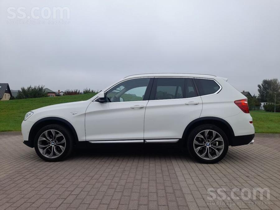 White BMW X3 2014 in Riga, with an engine capacity of 3.00 L and mileage of 240 thousand km for 14990 €, photo 1 on AUTOMOTO.COM.LV
