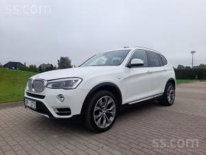 White BMW X3 2014 in Riga, with an engine capacity of 3.00 L and mileage of 240 thousand km for 14990 €, photo 3 on AUTOMOTO.COM.LV