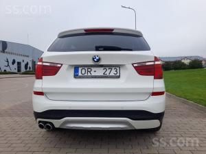 White BMW X3 2014 in Riga, with an engine capacity of 3.00 L and mileage of 240 thousand km for 14990 €, photo 6 on AUTOMOTO.COM.LV
