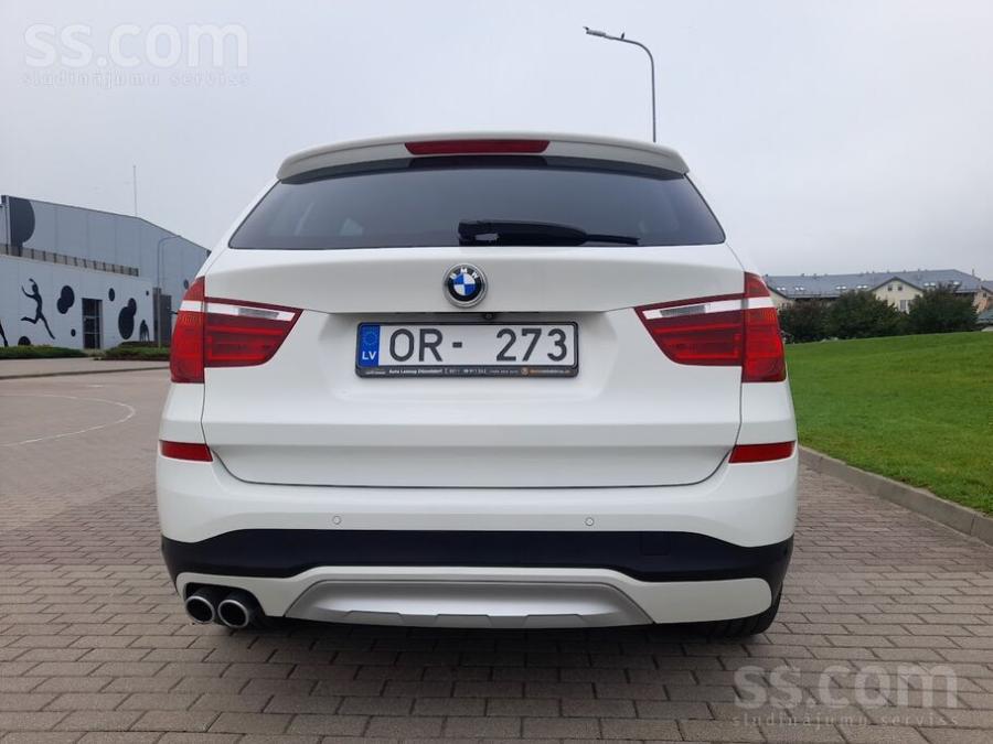 White BMW X3 2014 in Riga, with an engine capacity of 3.00 L and mileage of 240 thousand km for 14990 €, photo 6 on AUTOMOTO.COM.LV