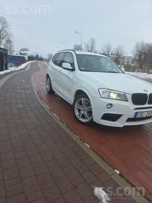 White BMW X3 2014 in Riga, with an engine capacity of 3.00 L and mileage of 0 thousand km for 14850 €, photo  on AUTOMOTO.COM.LV