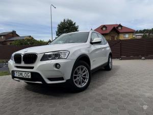 White BMW X3 2014 in Vievis, with an engine capacity of 2.00 L and mileage of 148 thousand km for 13200 €, photo 3 on AUTOMOTO.COM.LV