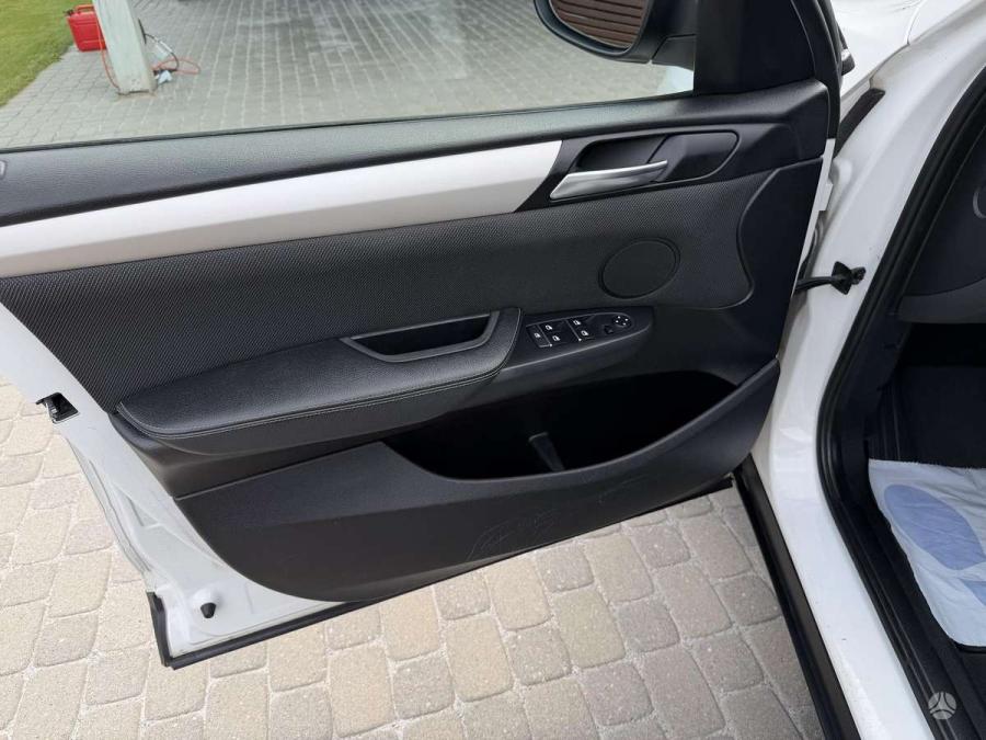 White BMW X3 2014 in Vievis, with an engine capacity of 2.00 L and mileage of 148 thousand km for 13200 €, photo 10 on AUTOMOTO.COM.LV