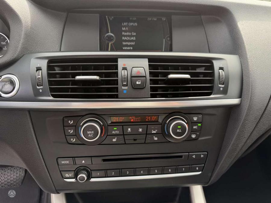 White BMW X3 2014 in Vievis, with an engine capacity of 2.00 L and mileage of 148 thousand km for 13200 €, photo 13 on AUTOMOTO.COM.LV