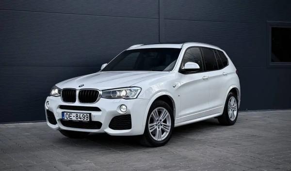 White BMW X3 2014 in Riga, with an engine capacity of 2.00 L and mileage of 201 thousand km for 16450 €, photo 1 on AUTOMOTO.COM.LV