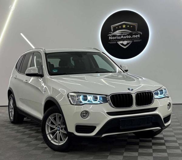 White BMW X3 2014 in Marijampole, with an engine capacity of 2.00 L and mileage of 218 thousand km for 12650 €, photo 1 on AUTOMOTO.COM.LV