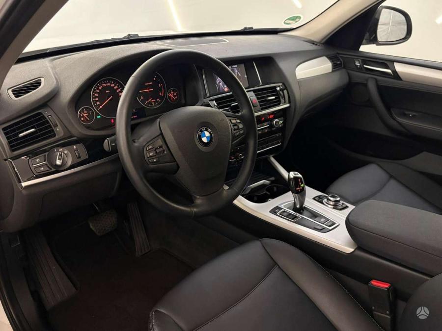 White BMW X3 2014 in Marijampole, with an engine capacity of 2.00 L and mileage of 218 thousand km for 12650 €, photo 3 on AUTOMOTO.COM.LV