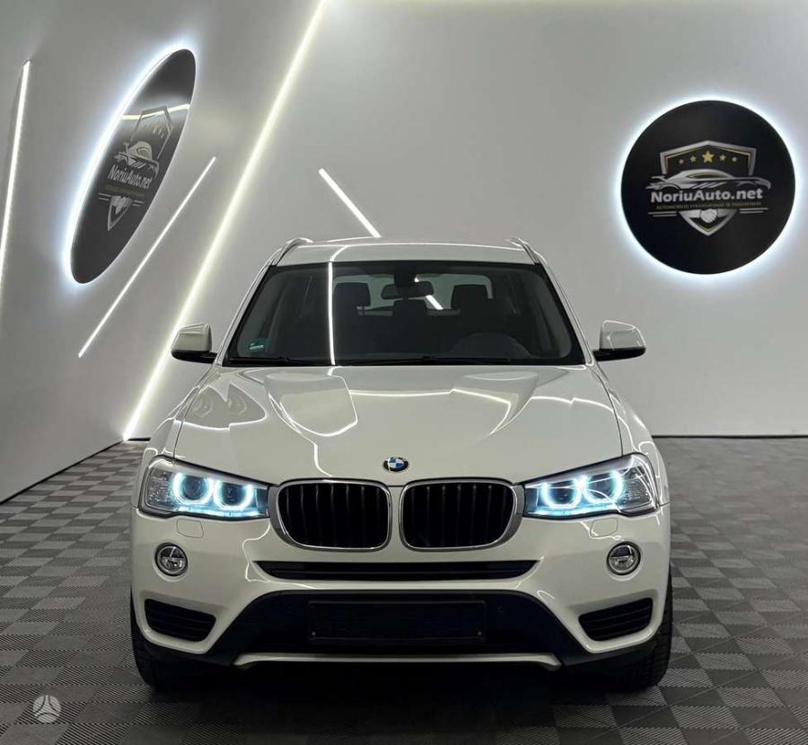 White BMW X3 2014 in Marijampole, with an engine capacity of 2.00 L and mileage of 218 thousand km for 12650 €, photo 24 on AUTOMOTO.COM.LV