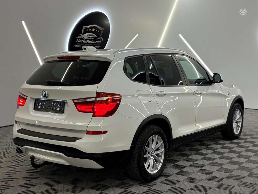 White BMW X3 2014 in Marijampole, with an engine capacity of 2.00 L and mileage of 218 thousand km for 12650 €, photo 25 on AUTOMOTO.COM.LV