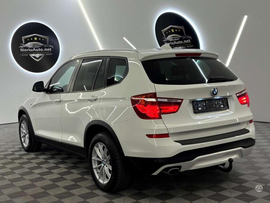 White BMW X3 2014 in Marijampole, with an engine capacity of 2.00 L and mileage of 218 thousand km for 12650 €, photo 26 on AUTOMOTO.COM.LV