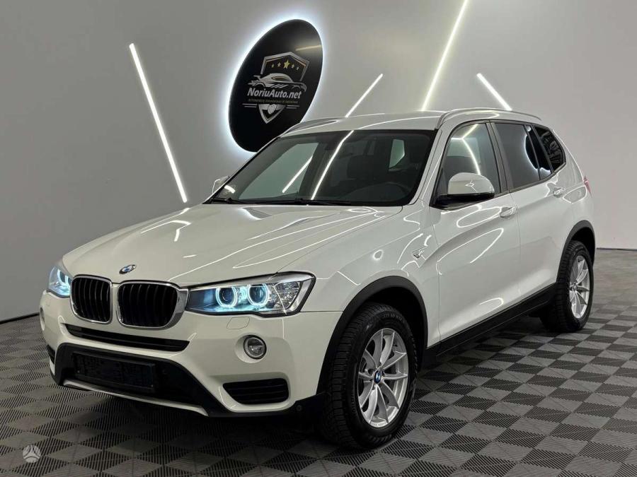 White BMW X3 2014 in Marijampole, with an engine capacity of 2.00 L and mileage of 218 thousand km for 12650 €, photo 28 on AUTOMOTO.COM.LV