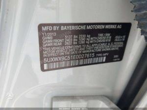 Balts BMW X3 2014 Klaipėda, ar dzinēja tilpumu 2.00 L un nobraukumu 169 tūkst. km par 4050 €, foto 10 vietnē AUTOMOTO.COM.LV