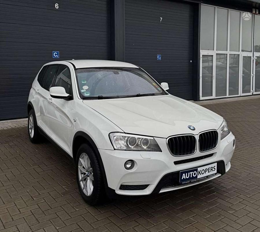 Balts BMW X3 2014 Kauņa, ar dzinēja tilpumu 2.00 L un nobraukumu 300 tūkst. km par 8999 €, foto 1 vietnē AUTOMOTO.COM.LV