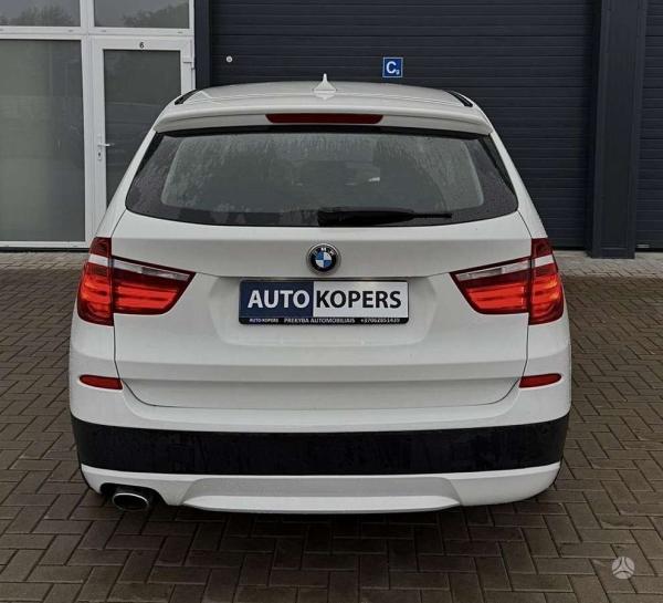White BMW X3 2014 in Kaunas, with an engine capacity of 2.00 L and mileage of 300 thousand km for 8999 €, photo 5 on AUTOMOTO.COM.LV