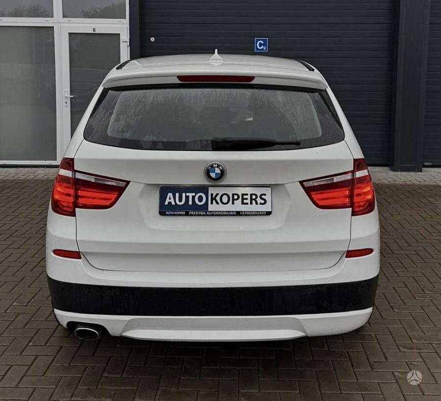 Balts BMW X3 2014 Kauņa, ar dzinēja tilpumu 2.00 L un nobraukumu 300 tūkst. km par 8999 €, foto 6 vietnē AUTOMOTO.COM.LV