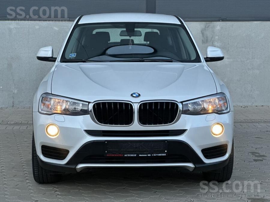 White BMW X3 2015 in Riga, with an engine capacity of 2.00 L and mileage of 0 thousand km for 3790 €, photo 2 on AUTOMOTO.COM.LV