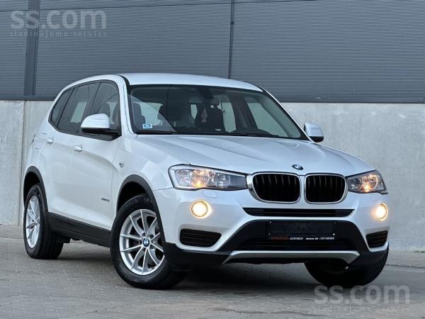 White BMW X3 2015 in Riga, with an engine capacity of 2.00 L and mileage of 0 thousand km for 3790 €, photo 3 on AUTOMOTO.COM.LV