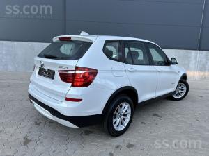 White BMW X3 2015 in Riga, with an engine capacity of 2.00 L and mileage of 0 thousand km for 3790 €, photo 8 on AUTOMOTO.COM.LV